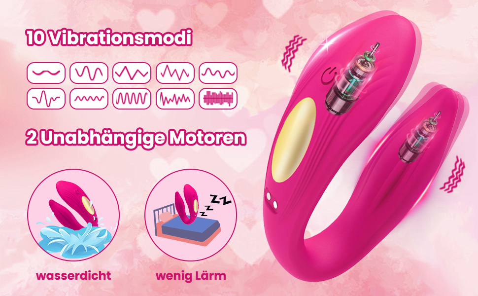 LYAMais Abgelegen G-Punkt-Vibratoren,Paar-Vibratoren mit Ultradünne und Komfortable Klitoris ...