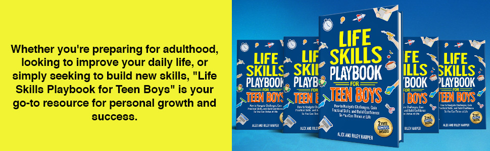 Amazon.com: Life Skills Playbook for Teen Boys: How to Navigate Challenges, Gain Practical ...