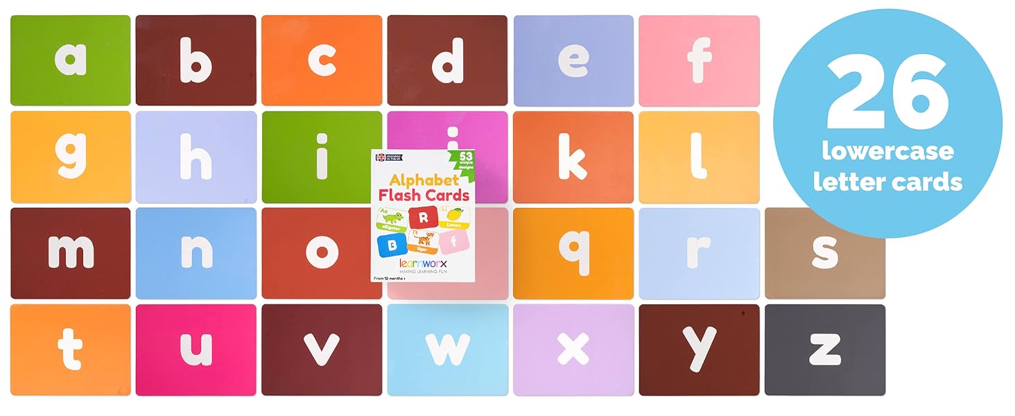 Alphabet ABC Flash Cards for Toddlers 2-4 Years - 52 Flashcards – ABC Cards - Uppercase and ...