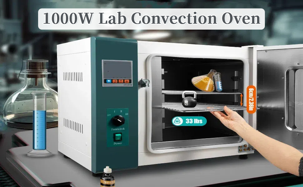 Amazon.com: 1000W Lab Convection Oven, Industrial Digital Forced Air Convection Drying Oven ...
