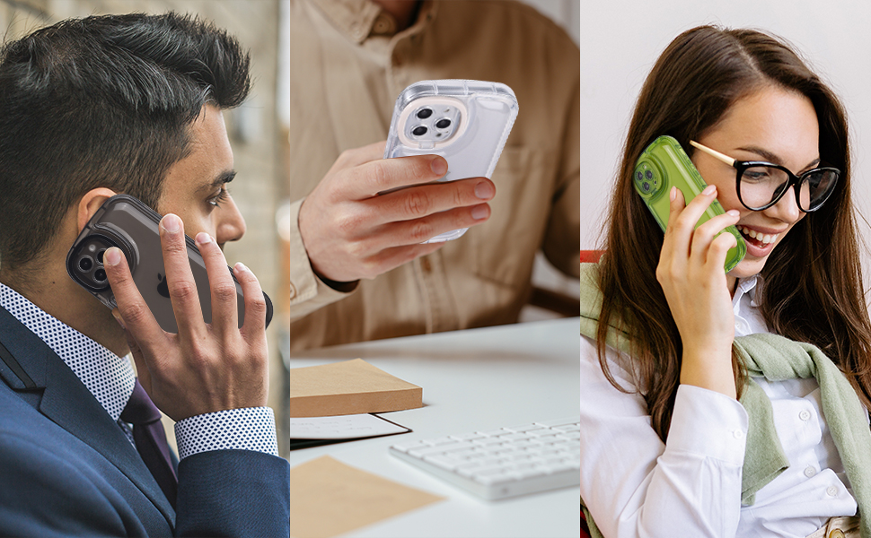 Amazon.com: Ownest Compatible with iPhone 14 Pro Max Case with Clear Kickstand Creative ...