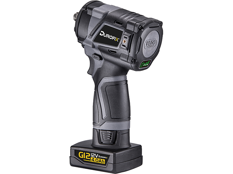 Durofix RI12184-4-P2G G12 Series 12V Brushless 1/2" Drive Cordless Impact Wrench with 2 ...