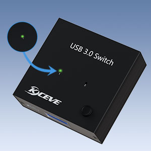 Amazon.com: ANXQQ USB Switcher 2 in 1 Out, USB Switch 2 Computers 1 Keyboard and Mouse, Keyboard ...