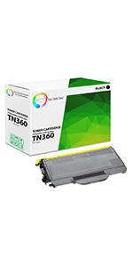 Amazon.com: TCT Premium Compatible Toner Cartridge Replacement for Brother TN-360 TN360 Black ...