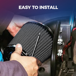 Amazon.com: KAX Cold Air Intake Kit for 3" Universal Upgraded Air Intake System Kit Compatible ...