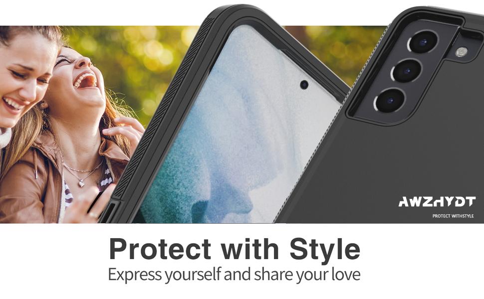 Amazon.com: AWZHYDT for Galaxy S21 5G Case, Heavy Duty Protective Case with [3 Layers] Rugged ...