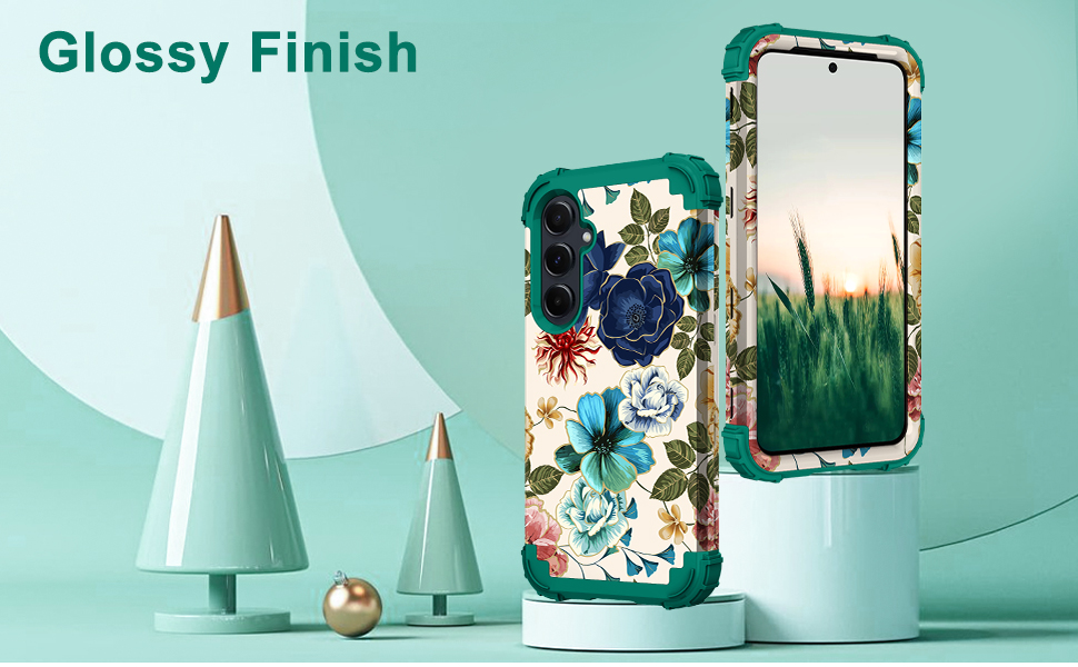 Amazon.com: Hocase for Galaxy A35 5G Case, Heavy Duty Shockproof Protection Soft Silicone Rubber ...