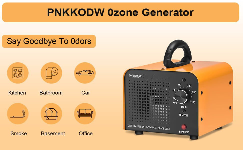 Amazon.com: PNKKODW 0zone Generator 24000mg/h 0zone Machines for Home and Commercial Use Car ...
