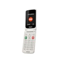 Gigaset GL390 weiss GSM - Senioren Mobiltelefon mit SOS-Notruf-Taste, großem 2, 2" Farbdisplay ...