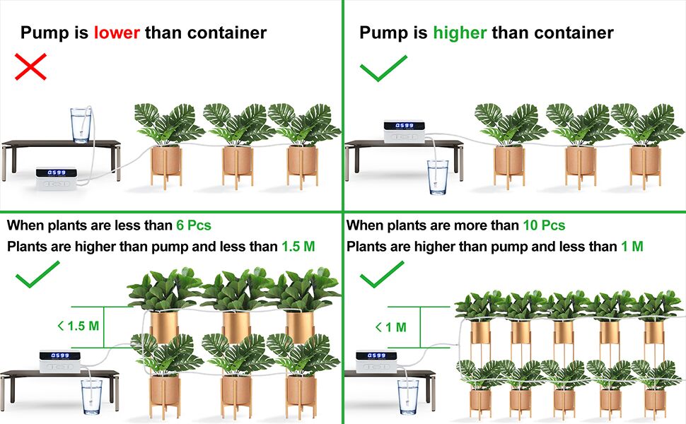 Amazon.com : Automatic Plant Watering System for Indoor Potted Plants ...