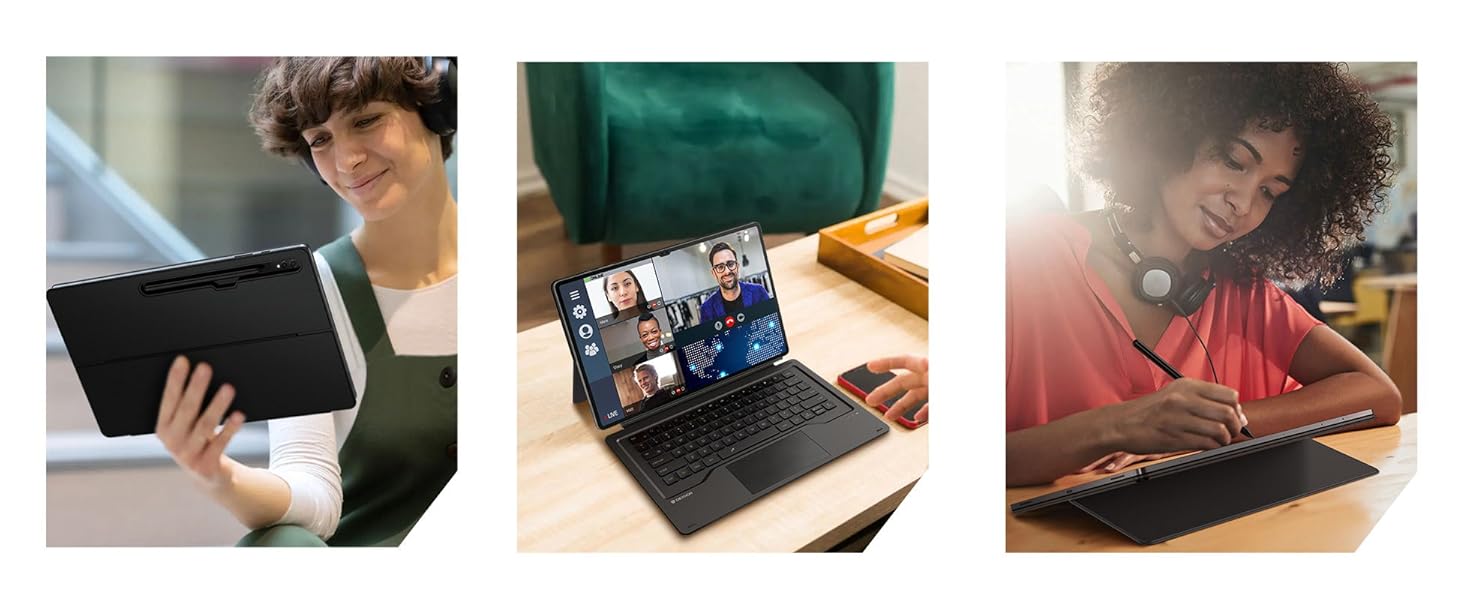 Amazon.com: Dexnor Keyboard Case for Samsung Galaxy Tab S10 Ultra/ S9 Ultra 14.6 Inch Magnetic ...