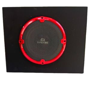 TOYOTONE 2200 Watt 10-Inch Active Enclosure Subwoofer for Cars with Inbuilt Amplifier (350W RMS ...
