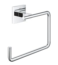 GROHE Start Cube Toilet Roll Holder without Cover (Metal, Wall Mounted, Concealed Fastening ...