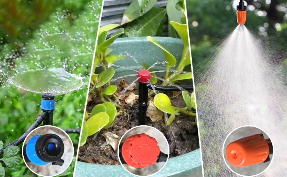 Amazon.com : Garden Automatic Drip Irrigation Set, 226FT Adjustable ...