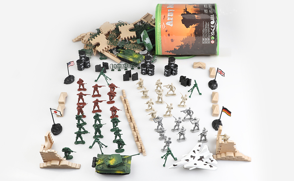 250 STKS Leger Mannen Leger Soldaat Plastic Speelgoed, Militaire ...