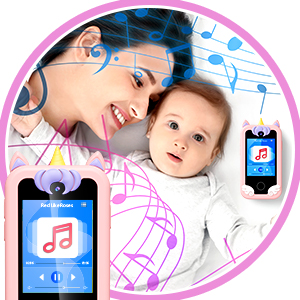 UCIDCI Unicorn Kids Phone Toy for Girls Age 3-5 Kids Learning Cell ...