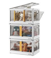 Amazon.com - BROVIEW V6 Stackable Storage Bins with Lids, 19Gal ...