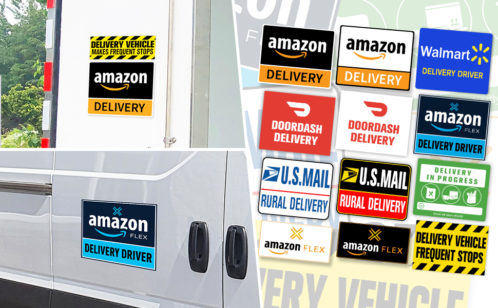 Amazon.com : USPS Magnetic Car Sign (3 Pack) – U.S. Mail Delivery Driver Magnetic Signs - Rural ...