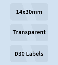 Amazon.com : D30 Label Tape, Clear Printable Labels Compatible with ...