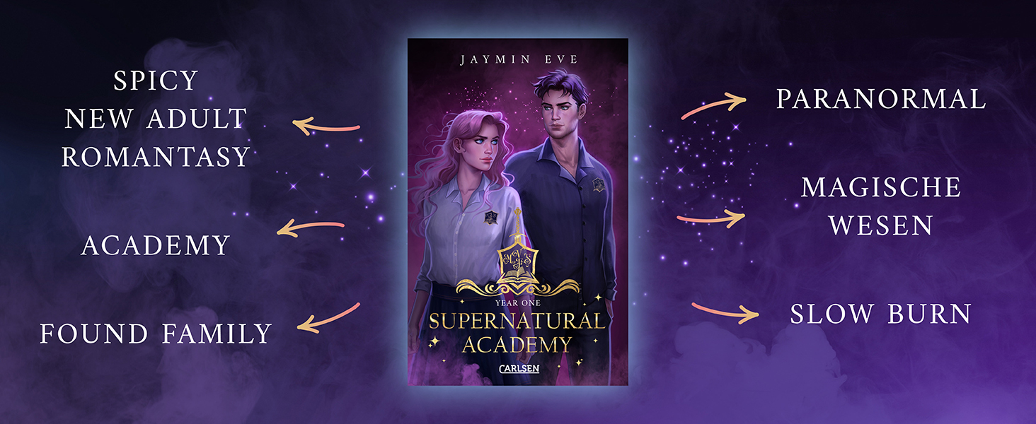 Supernatural Academy: Year One (Supernatural Academy 1): Magische New Adult-Romantasy mit ...