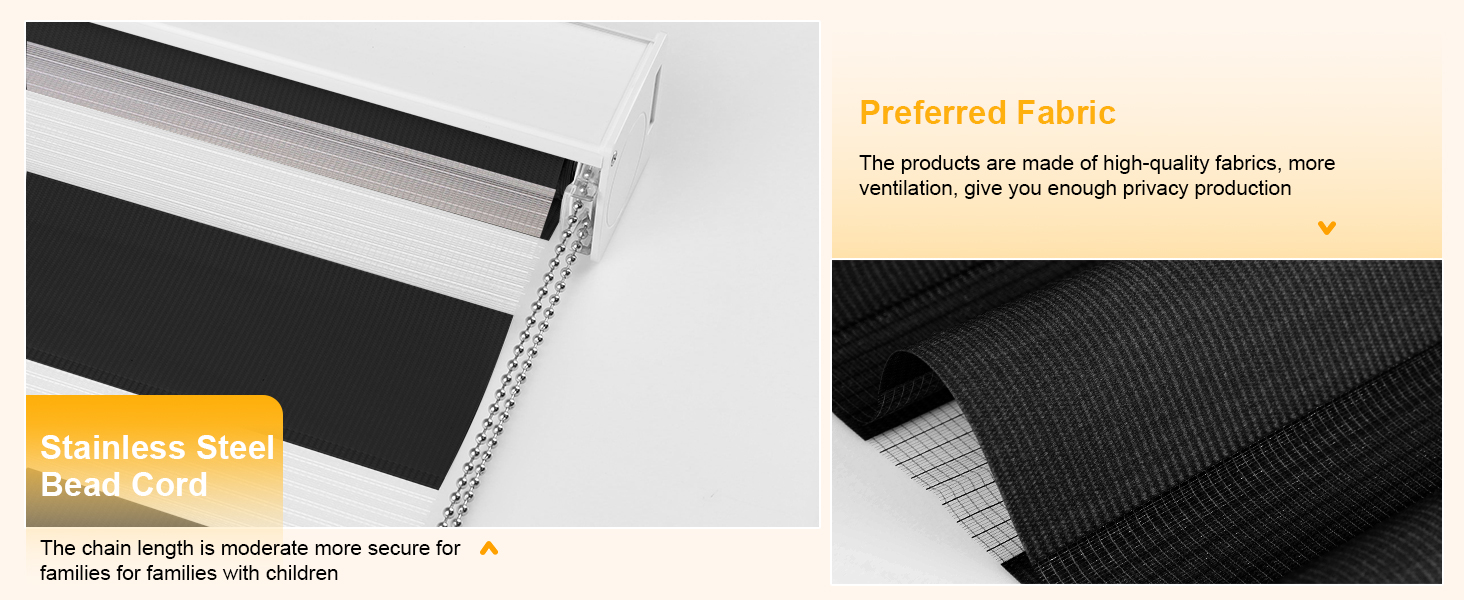 Amazon.com: SUNFREE Zebra Blinds Dual Roller Shades for Windows, Zebra Shade Light Control ...