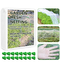 Amazon.com : Garden Netting Kit, 10X30 Ft Garden Ultra Fine Mesh Net Bird Barrier Protection ...