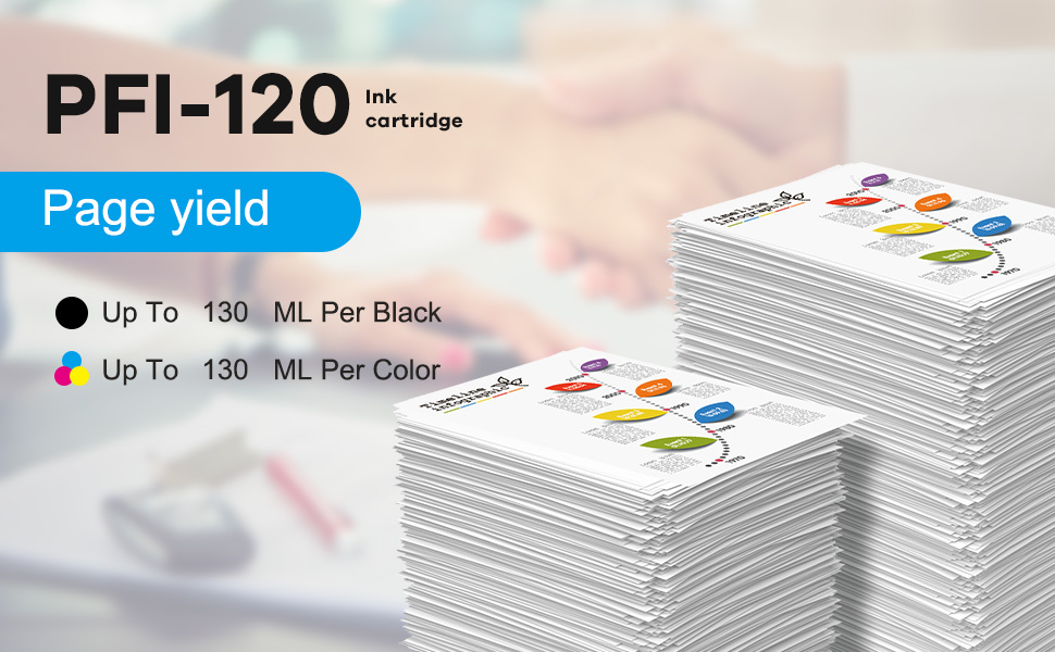 Amazon.com: PFI120 Ink Tank Bundle Replacement for Canon PF-120 PF 120 ...
