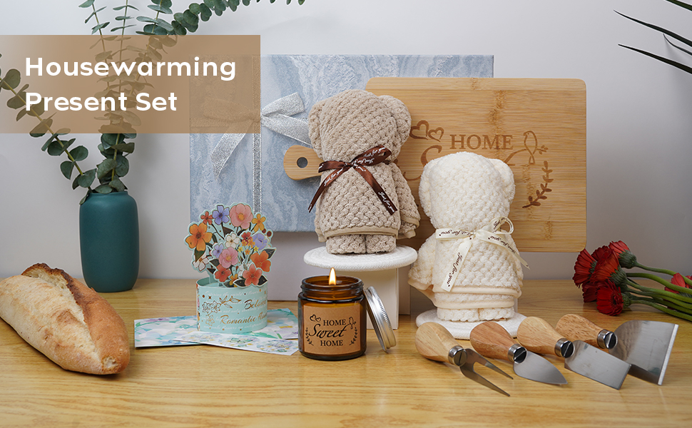 Amazon.com: Housewarming Gifts New Home, 12 Pcs House Warming Gifts Basket for New Home with ...