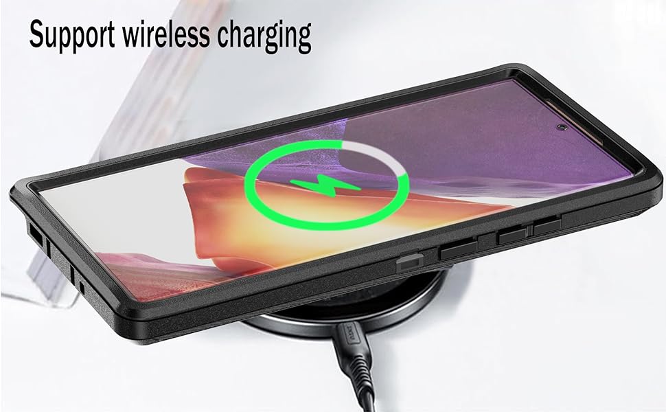 AYMECL for Note 20 Ultra Case,Samsung Note 20 Ultra Case,[Military Grade] 3 in 1 Heavy Duty Full ...