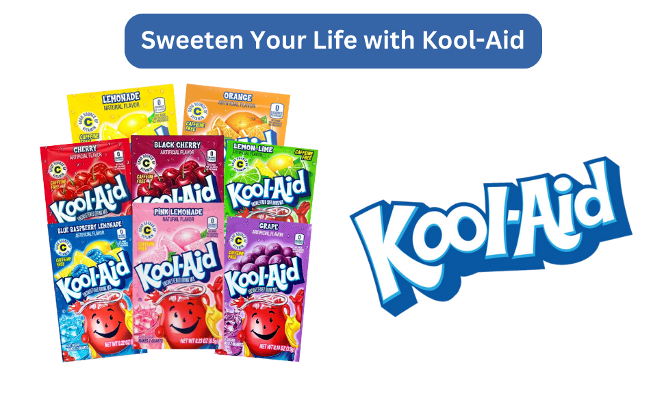 Amazon.com: Kool Aid Packets Singles - Variety Pack of 8 Flavors (3 of each flavor, Total of 24 ...