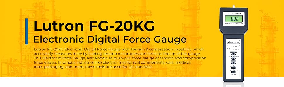 Lutron Fg-20kg Electronic Force Gauge (20 Kg) : Amazon.in: Industrial & Scientific