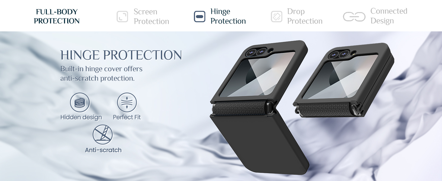 Amazon.com: Caka for Samsung Galaxy Z Flip 7-FE/Z Flip 6 /Z Flip 5 Case [Wireless Charging ...