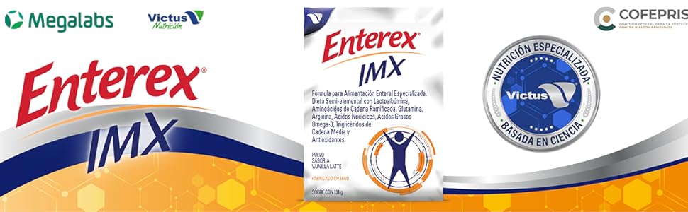 Enterex Imx Vainilla 123g, Pack of 1 : Amazon.com.mx: Salud y Cuidado Personal