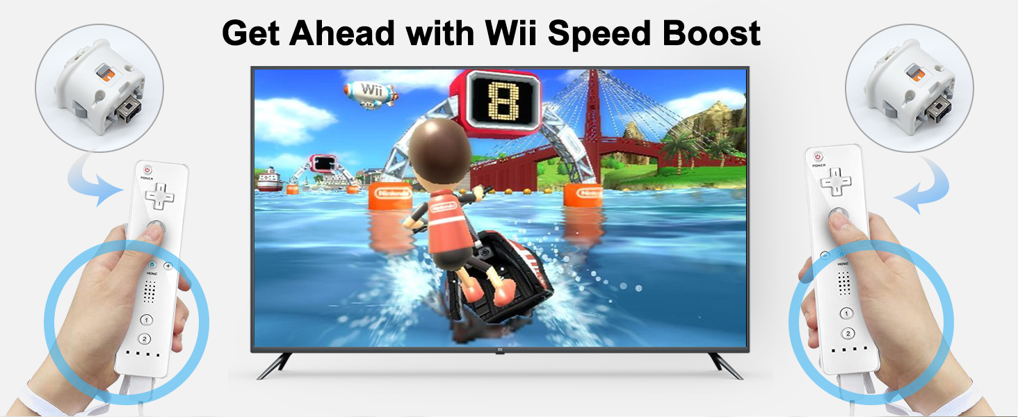 Amazon.com: Puning Wii Motion Plus Adapter, Motion Attachment for Wii ...