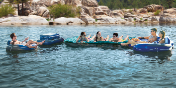 Intex Giant Inflatable Floating Mat, 114" X 84", Pool Rafts - Amazon Canada