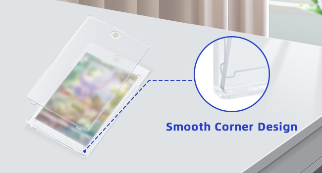 Mcbazel 35PT Magnetic Card Holder,Magnetic Trading Card Holders(Box of 10),Game Card Case Hard ...