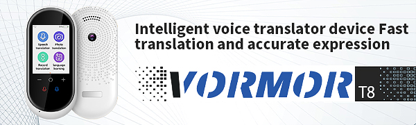Amazon.com : vormor Language Translator Device Real Time Translator Device 106 Languages ...