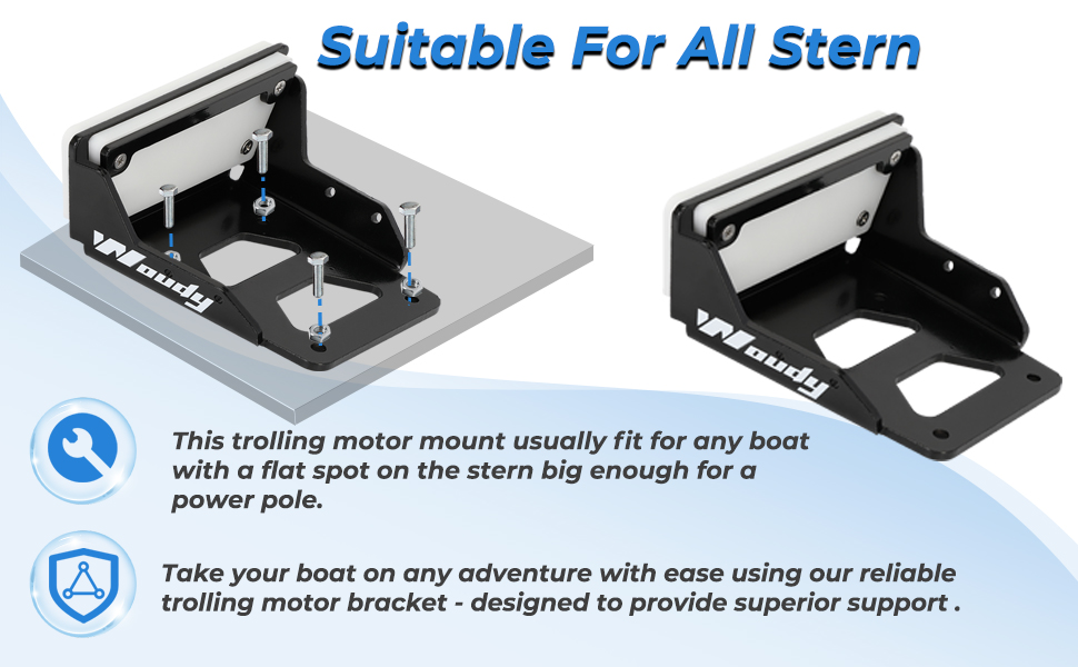 Amazon.com: Trolling Motor Transom Mount, Transom Motor Mount,Transom Motor Mount for Kayak ...