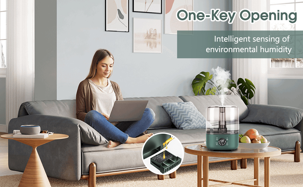 Amazon.com: MultiOutools Smart Humidifiers for Bedroom, 5L Cool Mist ...