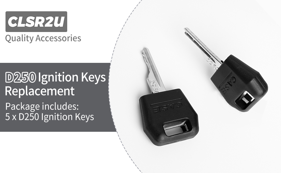 Amazon.com: 5 PCS D250 Ignition Keys Replacement Key for Case IH ...