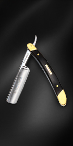 Amazon.com: Black Straight Razor - Shave Ready Straight Edge Razor ...