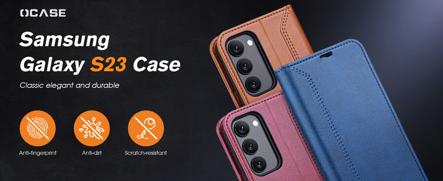 Amazon.com: OCASE Retro Series Compatible with Galaxy S23 5G Wallet Case [Card Slots][RFID ...