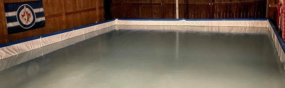 RinkMaster 6 Mil Rink Liner - DIY Backyard Rink Tarp, for at-Home Hockey Practice or Ice Skating ...