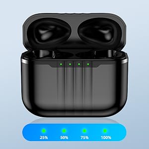 Wireless Earbuds, Bluetooth 5.2 Earbuds with Hi-Fi Stereo Audio ...