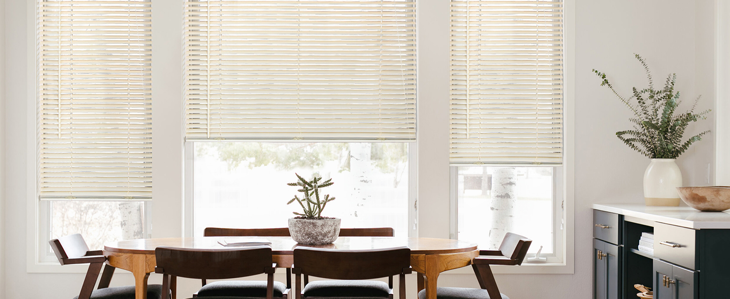 Amazon.com: LazBlinds Custom Size No Tools-No Drill 1" Aluminum Mini ...