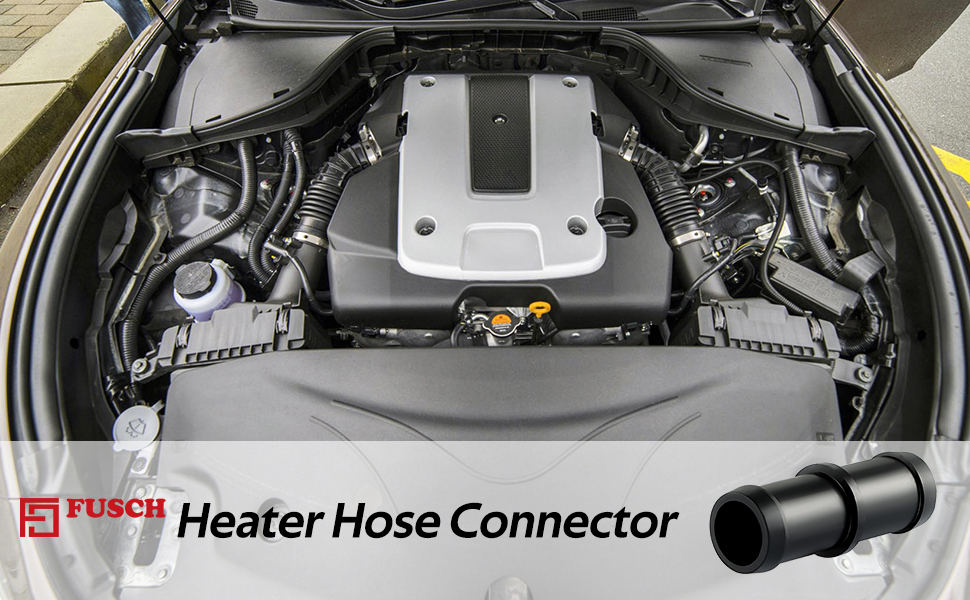Amazon.com: FUSCH New Heater Hose Connector Compatible with 370Z Infiniti G35 G37 QX50 Q60 Q70 ...