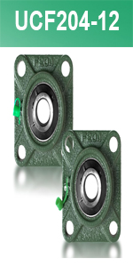 Grewirifc UCFL204-12 Pillow Block Bearings (2 Pack) - 3/4 inch Bore, 2 Bolt Flange Mounted ...