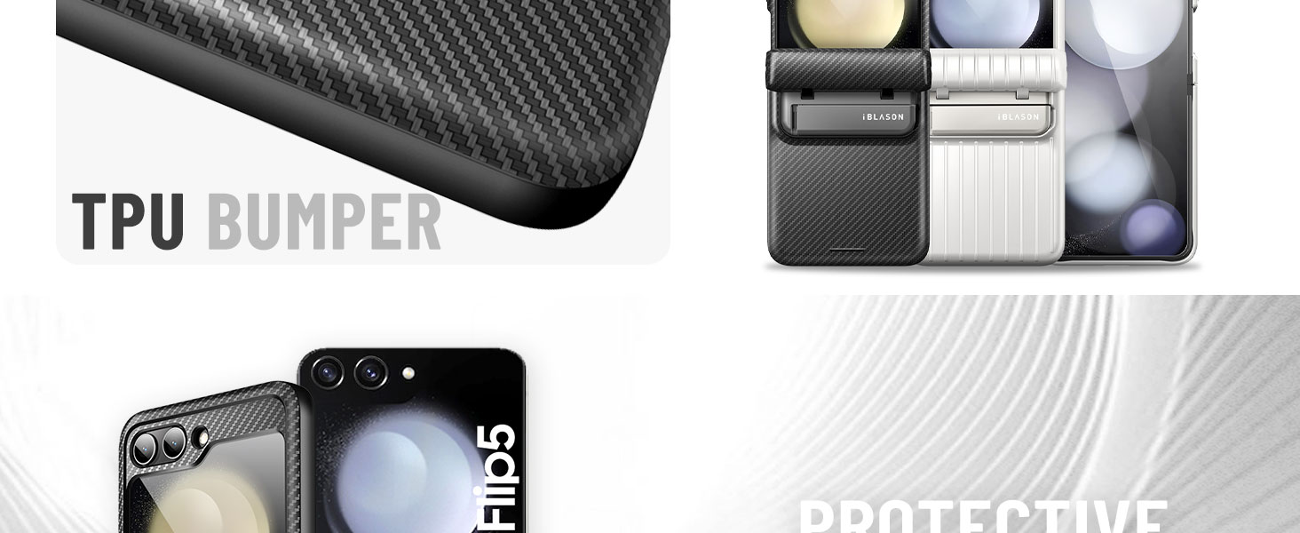 Amazon.com: i-Blason Journey for Samsung Galaxy Z Flip 5 Case (2023) with Built-in Screen ...