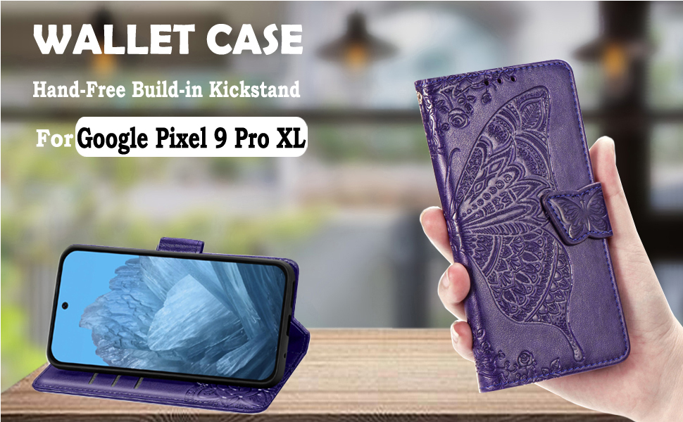 Amazon.com: Wallet Case for Google Pixel 9 Pro XL,PU Leather Wallet Flip Protective Phone Case ...