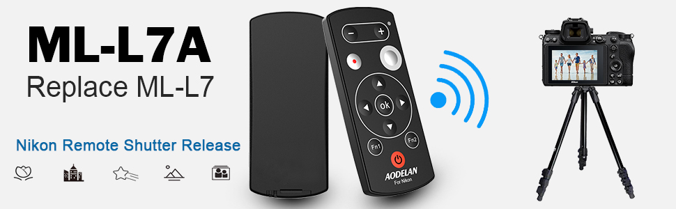 Amazon.com : Aodelan Remote Shutter Release for Nikon COOLPIX P950 P1000 Z50 B600 A1000 Z30 Z6 ...